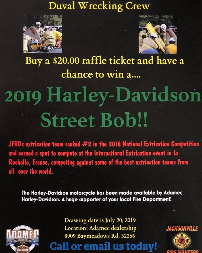 Duval Wrecking Crew Harley-Davidson Street Bob Giveaway! Adamec Harley ...