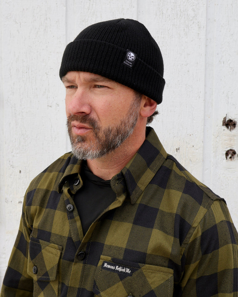 LIMITED EDITION! Black Flexfit Trident Cap – Demons Behind Me ...