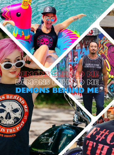 Demons Behind Me | Inspirational Clothing & Apparel